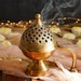 Loban Lamp, Home Purifying Brass Loban Holder, Spiritual Burner for ...