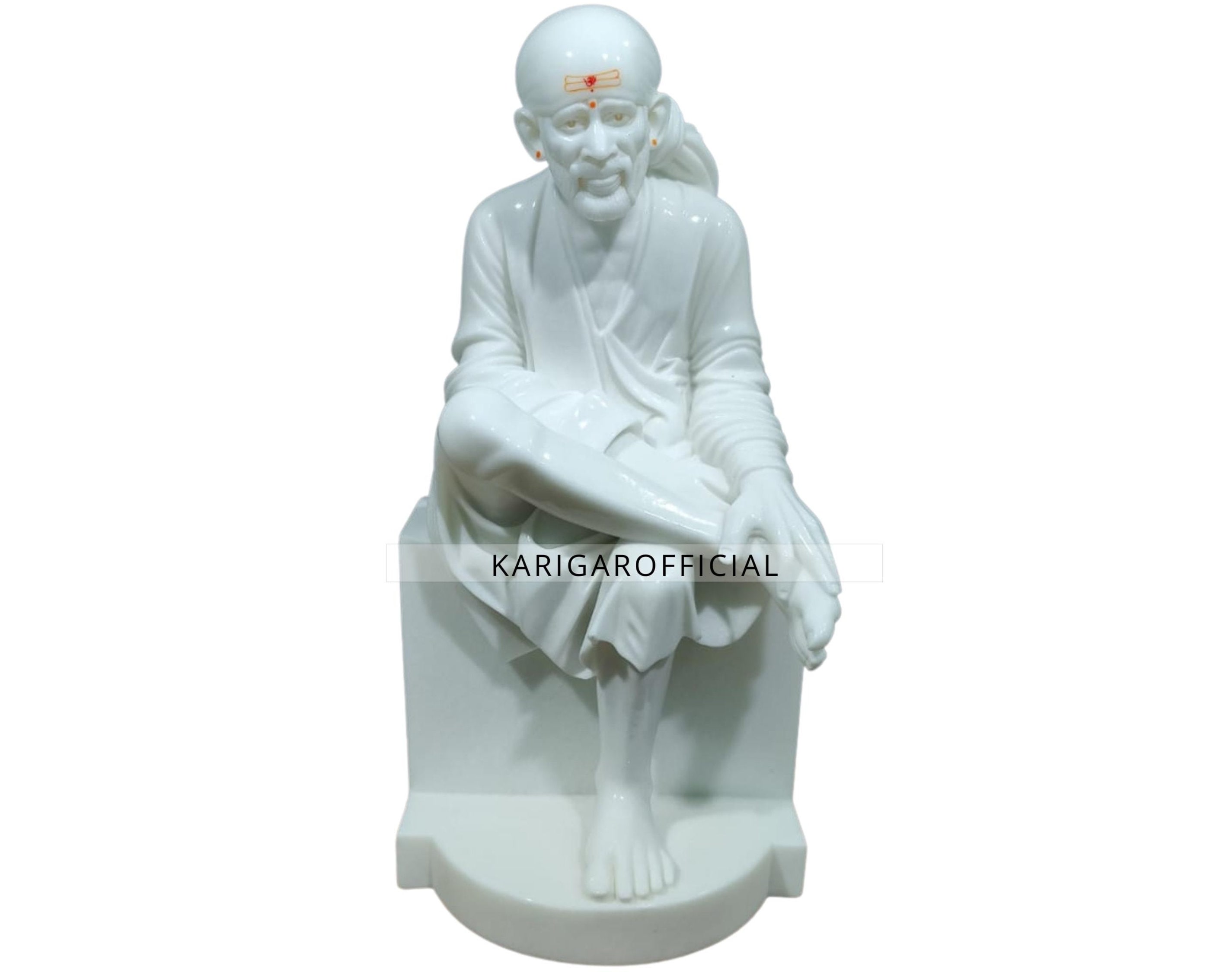 Sai Baba Statue Large 36 Inch Pure White Marble Shirdi Sai Baba Murti ...
