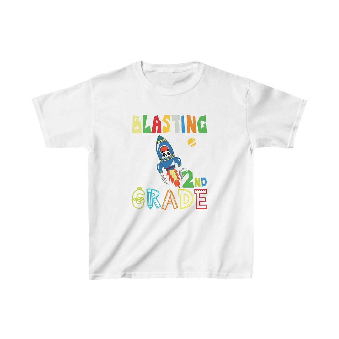 Blasting Into 2nd Grade Boys Kids - Etsy
