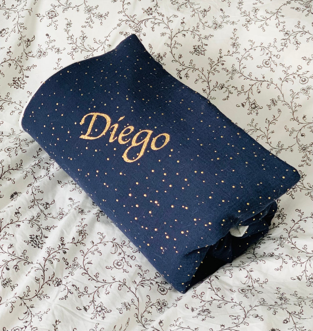 Couverture bébé/couverture bb personnalisée/Double gaze - Etsy France