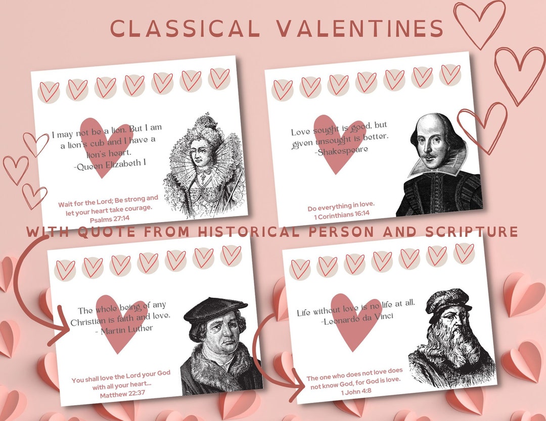 Valentines Day Kids Cards | Middle Ages | Scripture | Classical ...