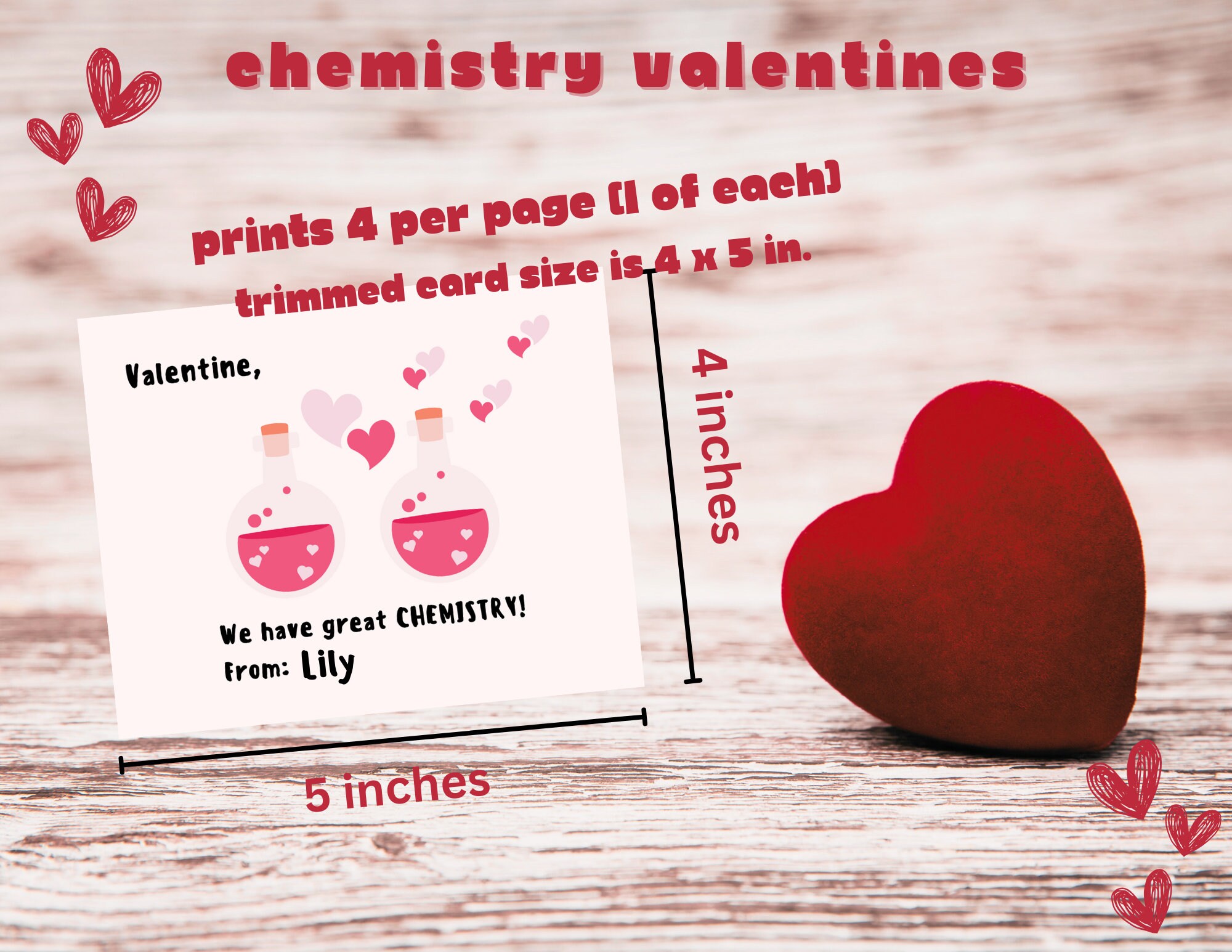 Valentines Day Kids Cards Chemistry Science Fun Classical Conversations ...