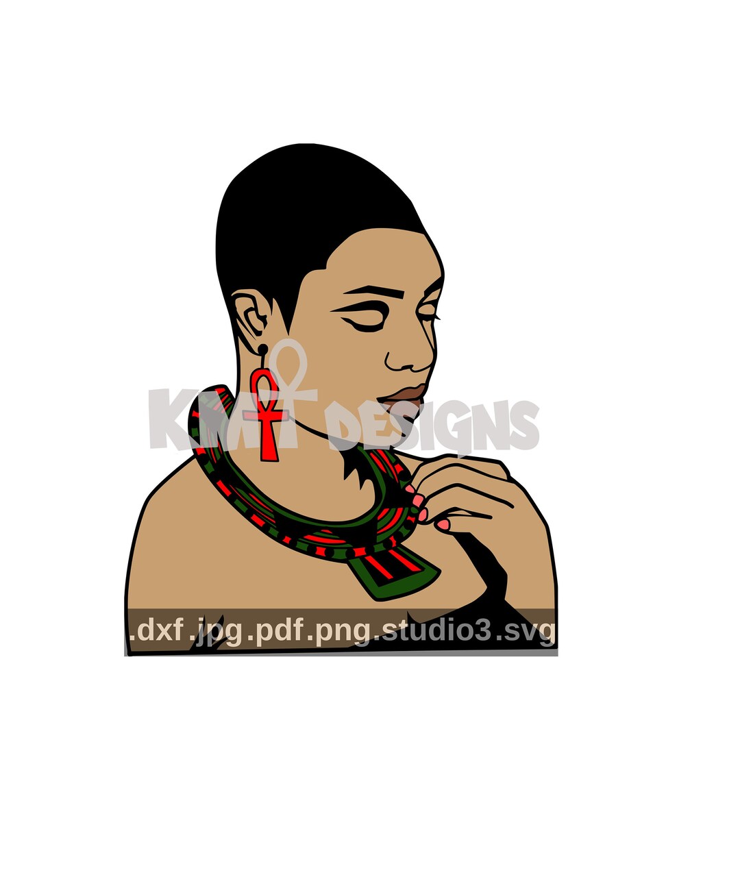 Kamit Queen imane SVG African Woman SVG - Etsy Australia