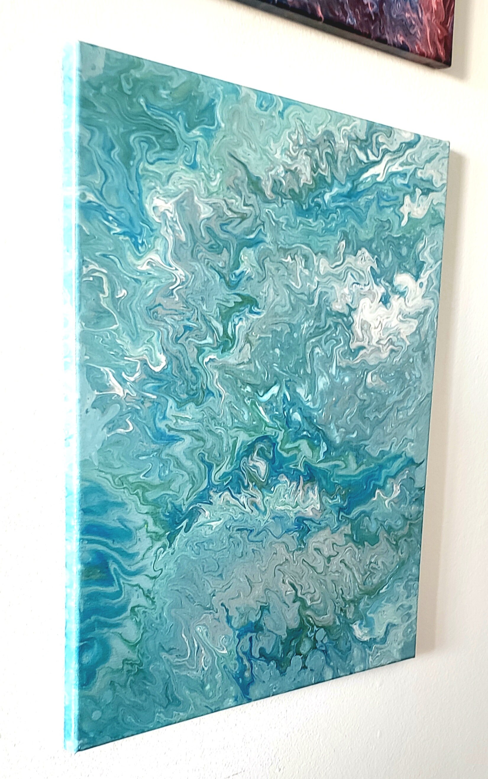 Acrylique Colander Verser sur toile stretch 16x20 - Etsy France