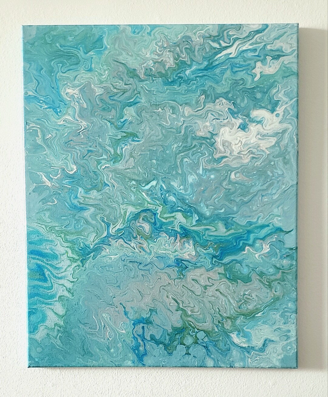 Acrylique Colander Verser sur toile stretch 16x20 - Etsy France