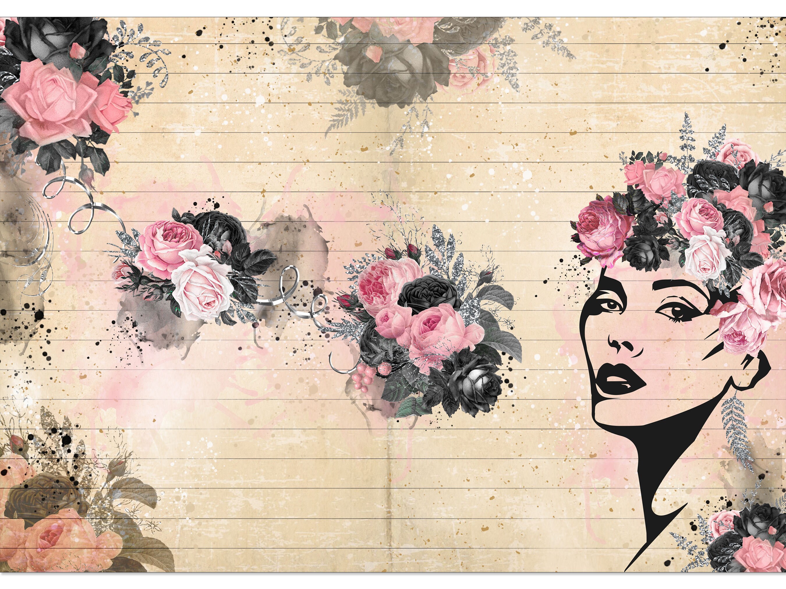 Flower Power, Printable for Paper Crafts, Digital Printable - Etsy