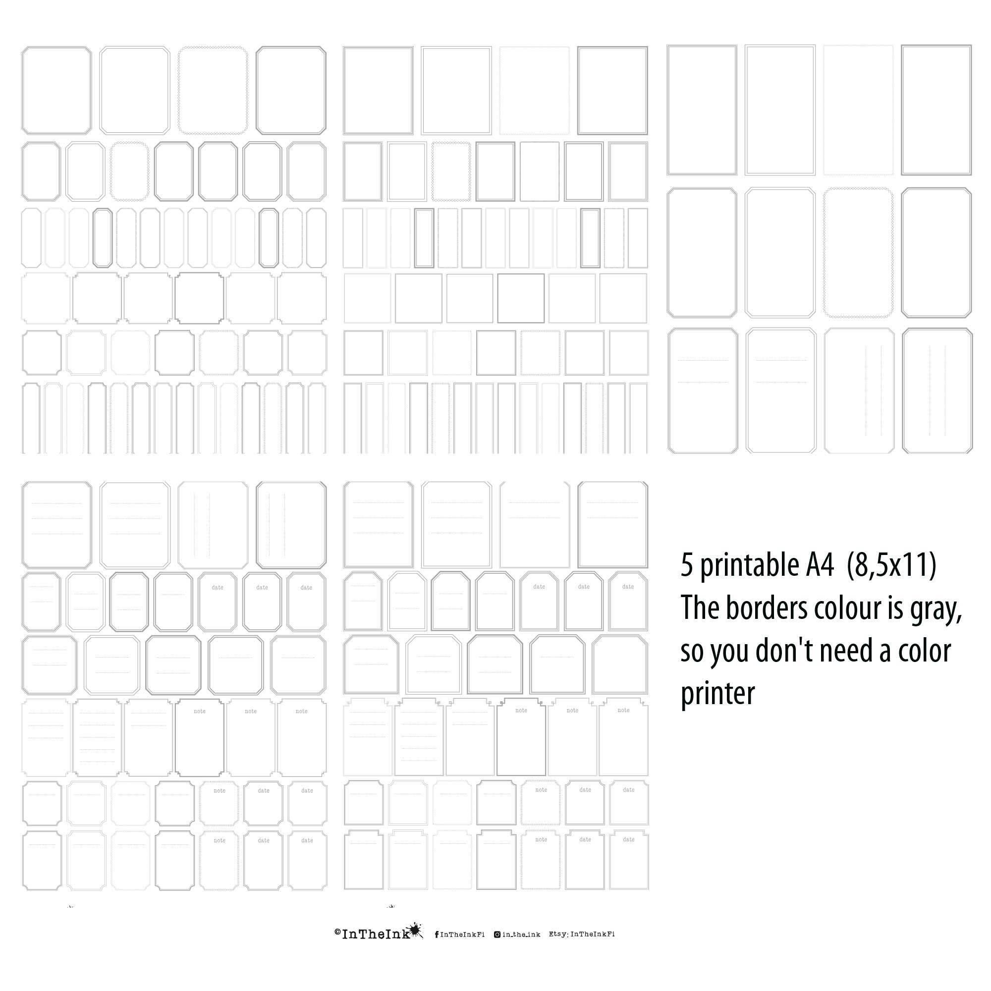 Printable Labels Art Journal Vintage Journaling Junk - Etsy