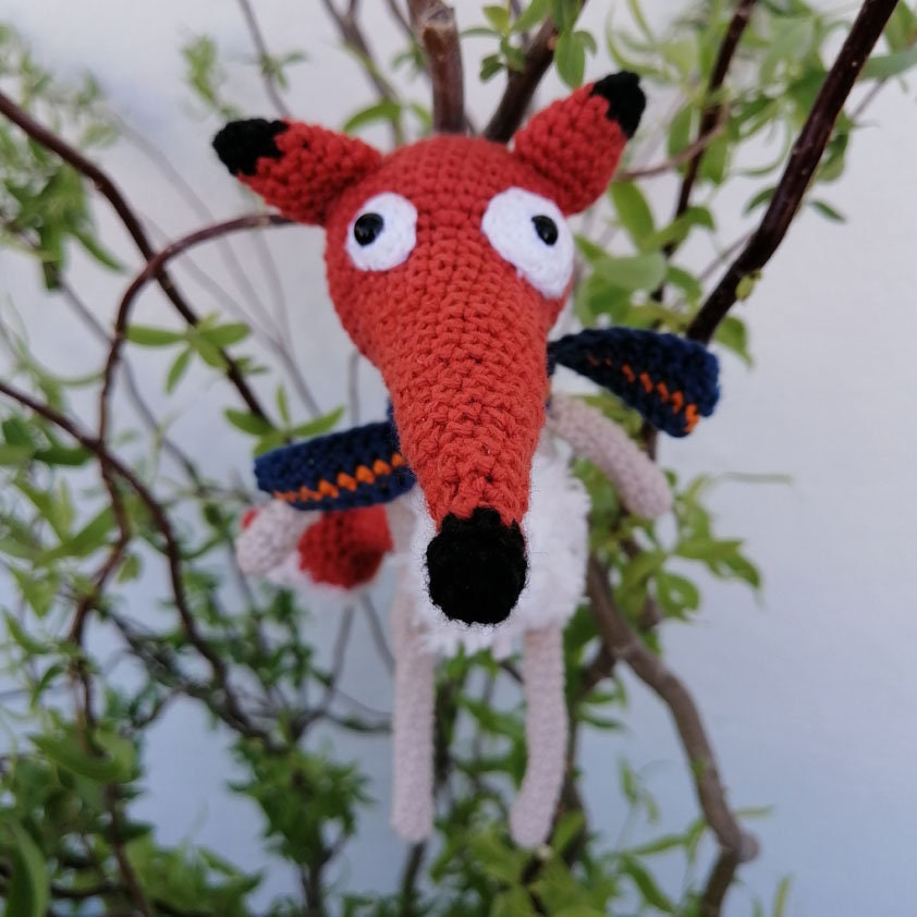 Emilio the Fox Amigurumi Pattern Crochet PDF File - Etsy