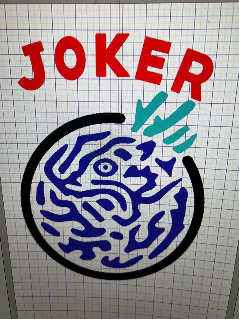 Mahjong Joker SVG PNG PDF File: American Mahjong Tile Design - Etsy