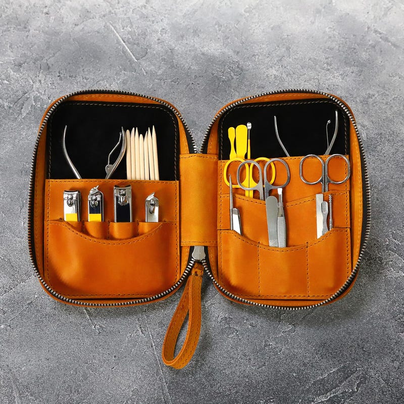 Leather Manicure Kits - Etsy UK