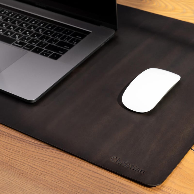Office Desk Leather Mat - Etsy