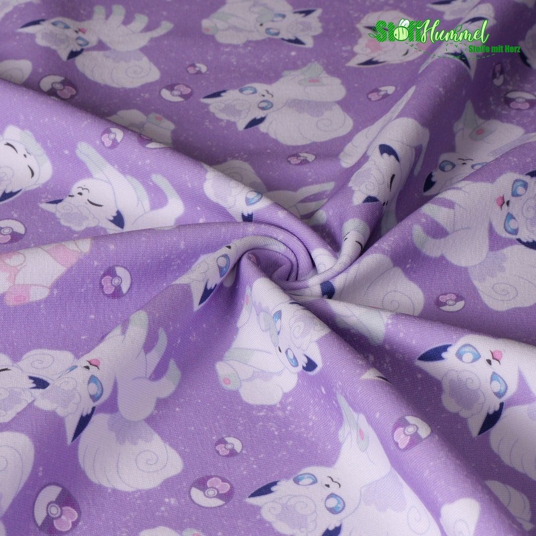 Jersey Fabric Alolan Vulpix Inspired Purple - Etsy