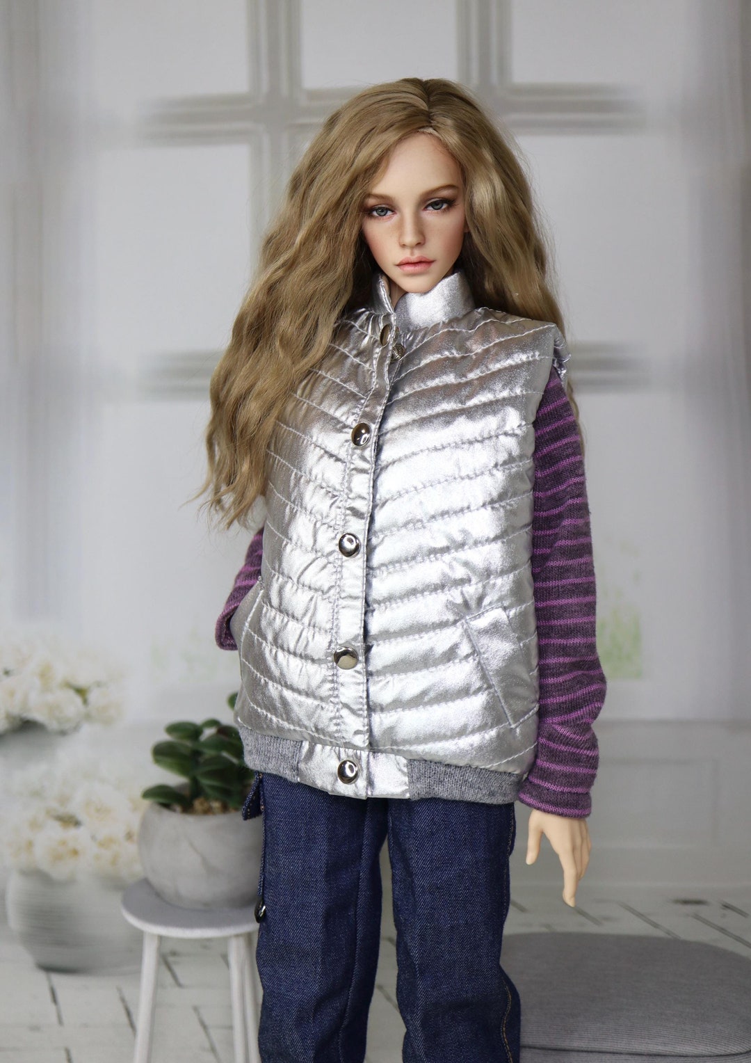 Iplehouse Fid Ovesize Puff Vest , Iplehouse Clothes, Vest for Msd BJD ...