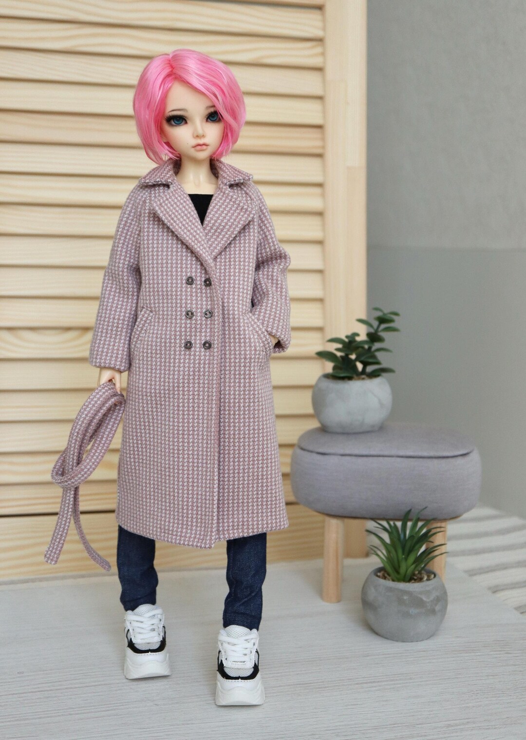 Coat for Minifee 2 Colours, Bjd Clothes, Clothes 1/4 Bjd Doll - Etsy