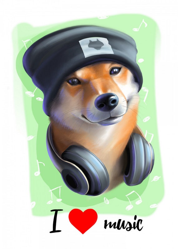 Art & Collectibles Prints Digital Prints Walter the dog Gloss Poster ...