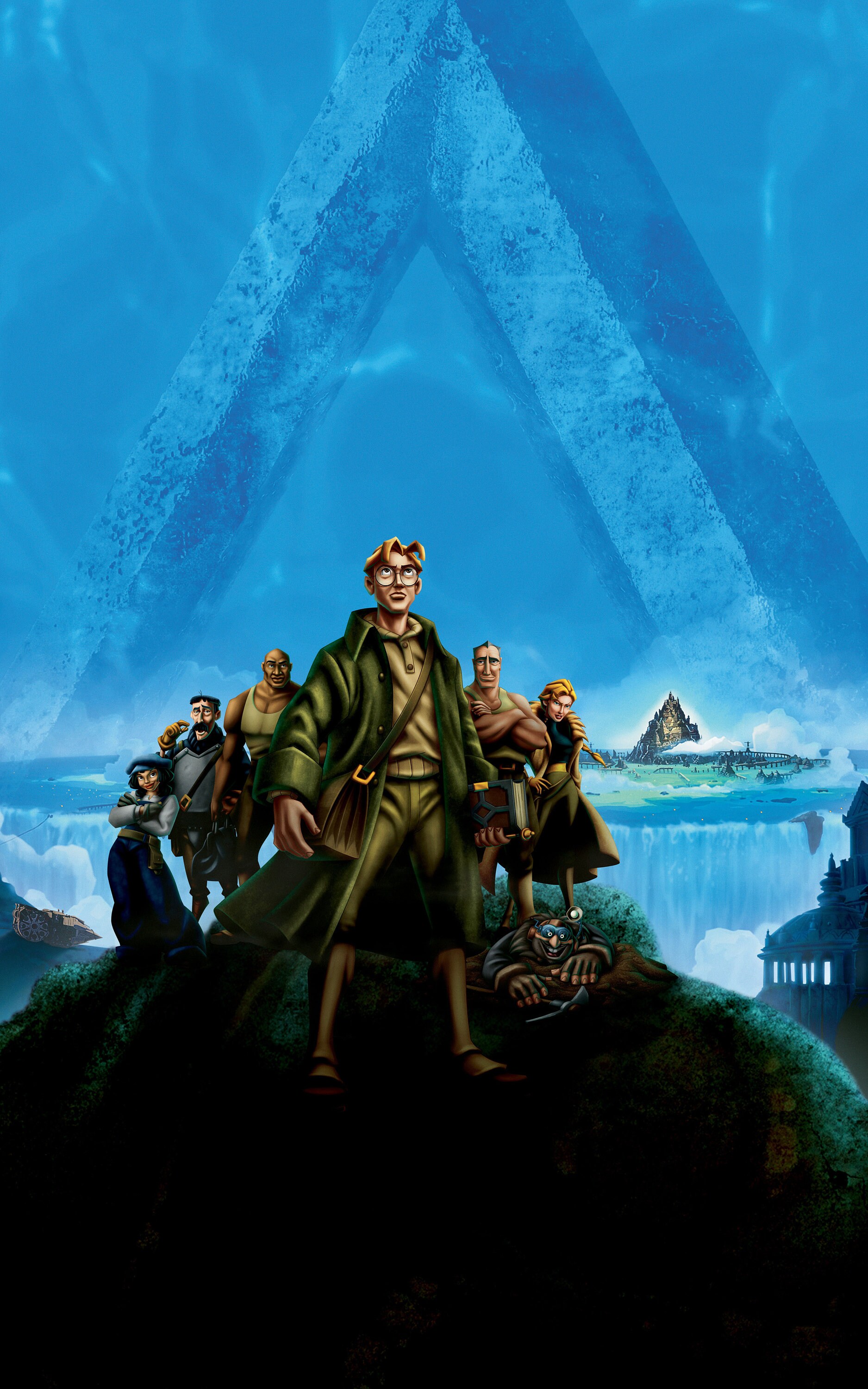 Atlantis The Lost Empire 2001 movie gloss poster 17x 24 | Etsy