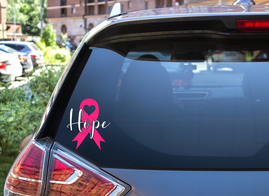 Breast Cancer Decal | Breast Cancer Month | Cancer Survivor Sticker ...