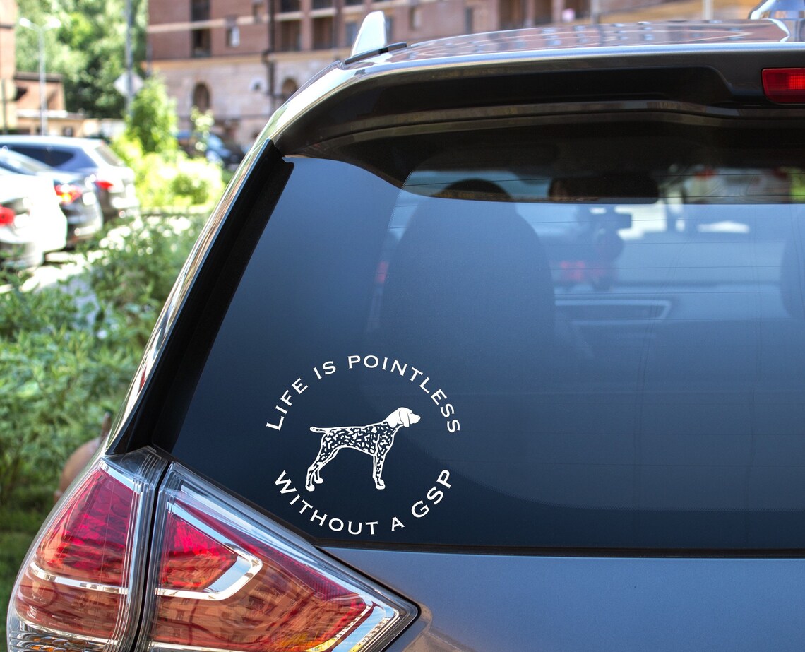 Life is Pointless Without a GSP | GSP Dad | GSP Sticker | Gsp Mom ...