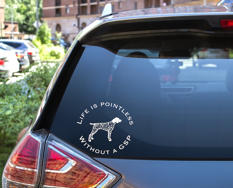 Life is Pointless Without a GSP | GSP Dad | GSP Sticker | Gsp Mom ...