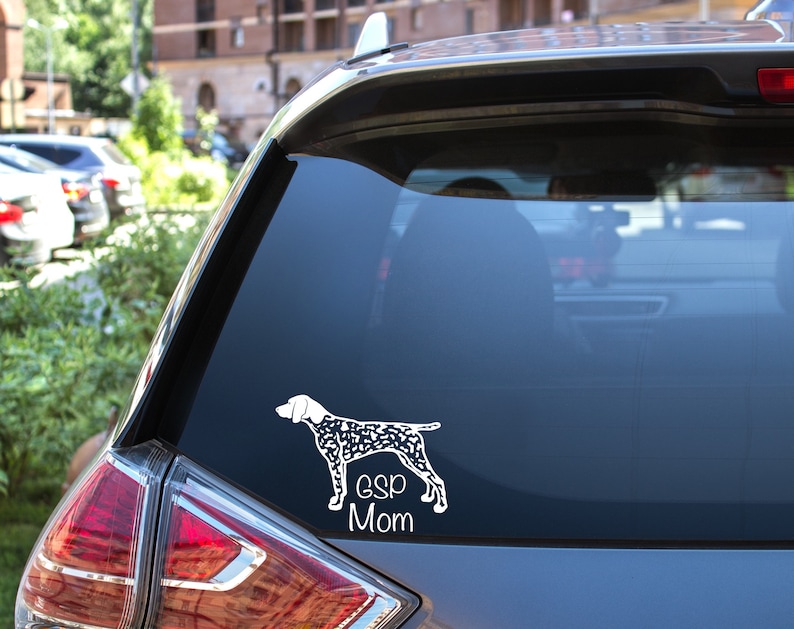 GSP Mom Sticker | German Shorthaired Pointer Decal | Cup Decal | GSP ...