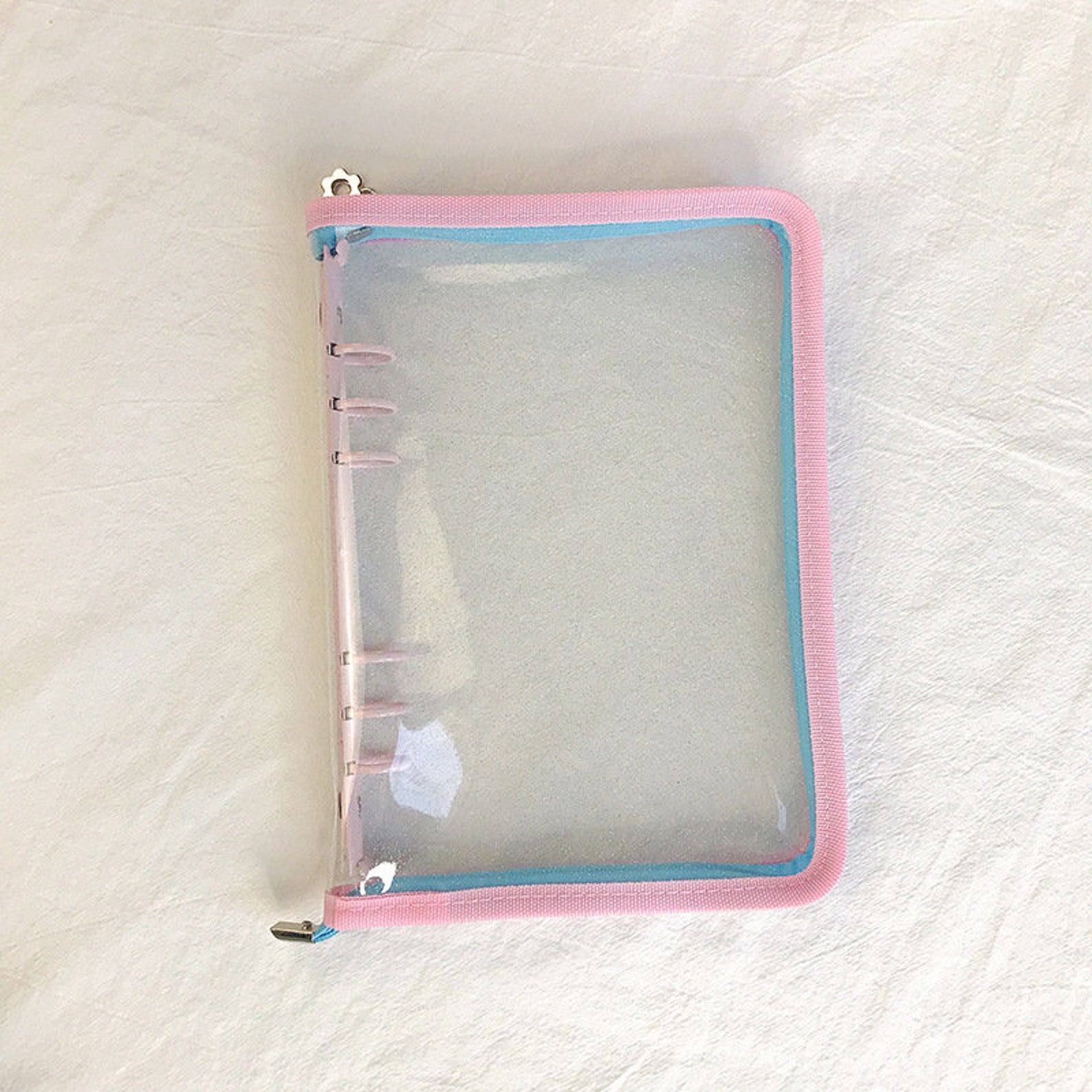 A5 Kpop Photocard Binder Glitter Zipper Bag - Etsy