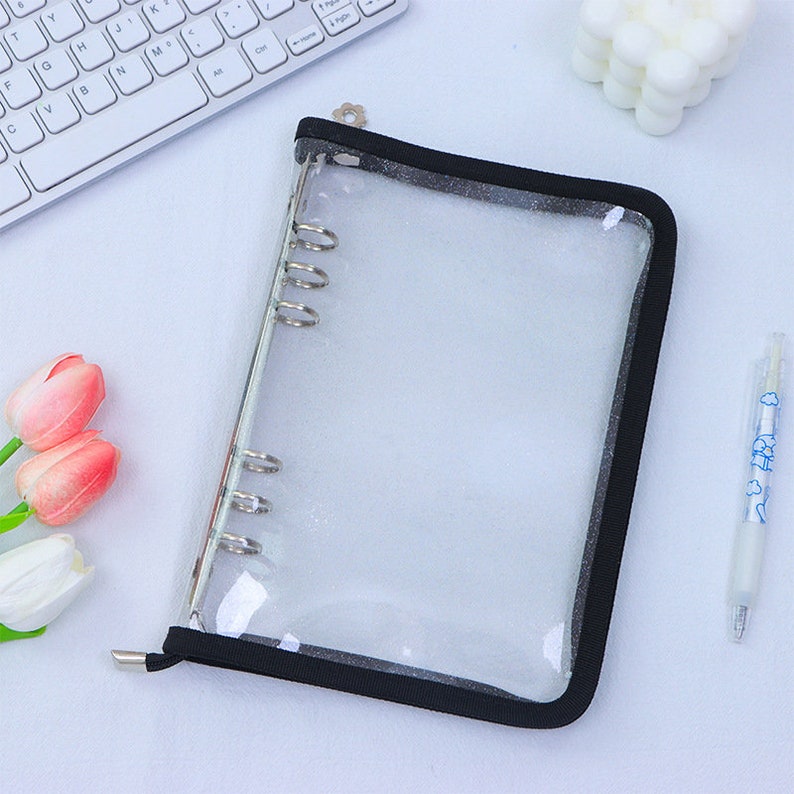 A5 Kpop Photocard Binder Glitter Zipper Bag - Etsy