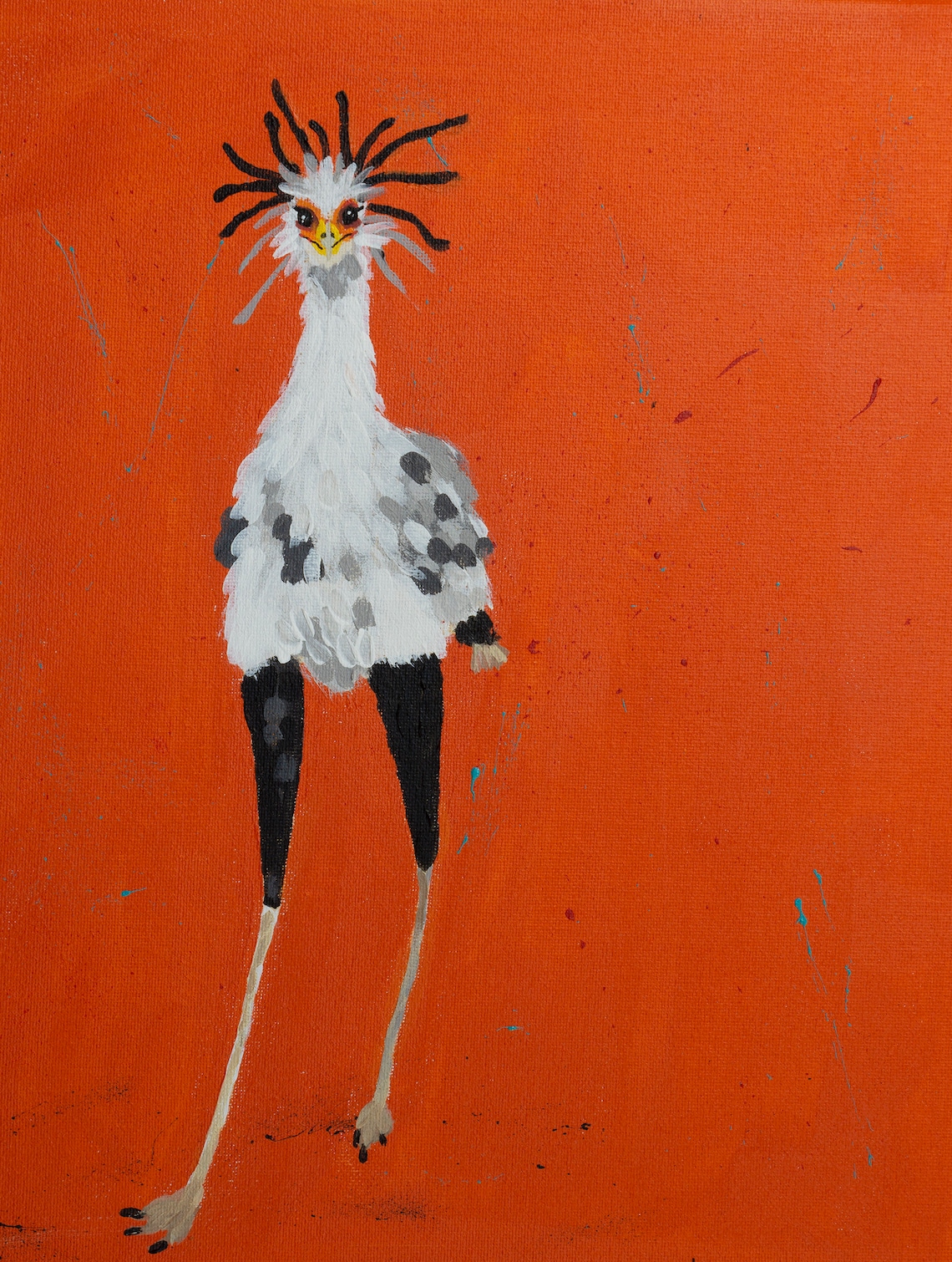 Secretary Bird Art Print - Etsy