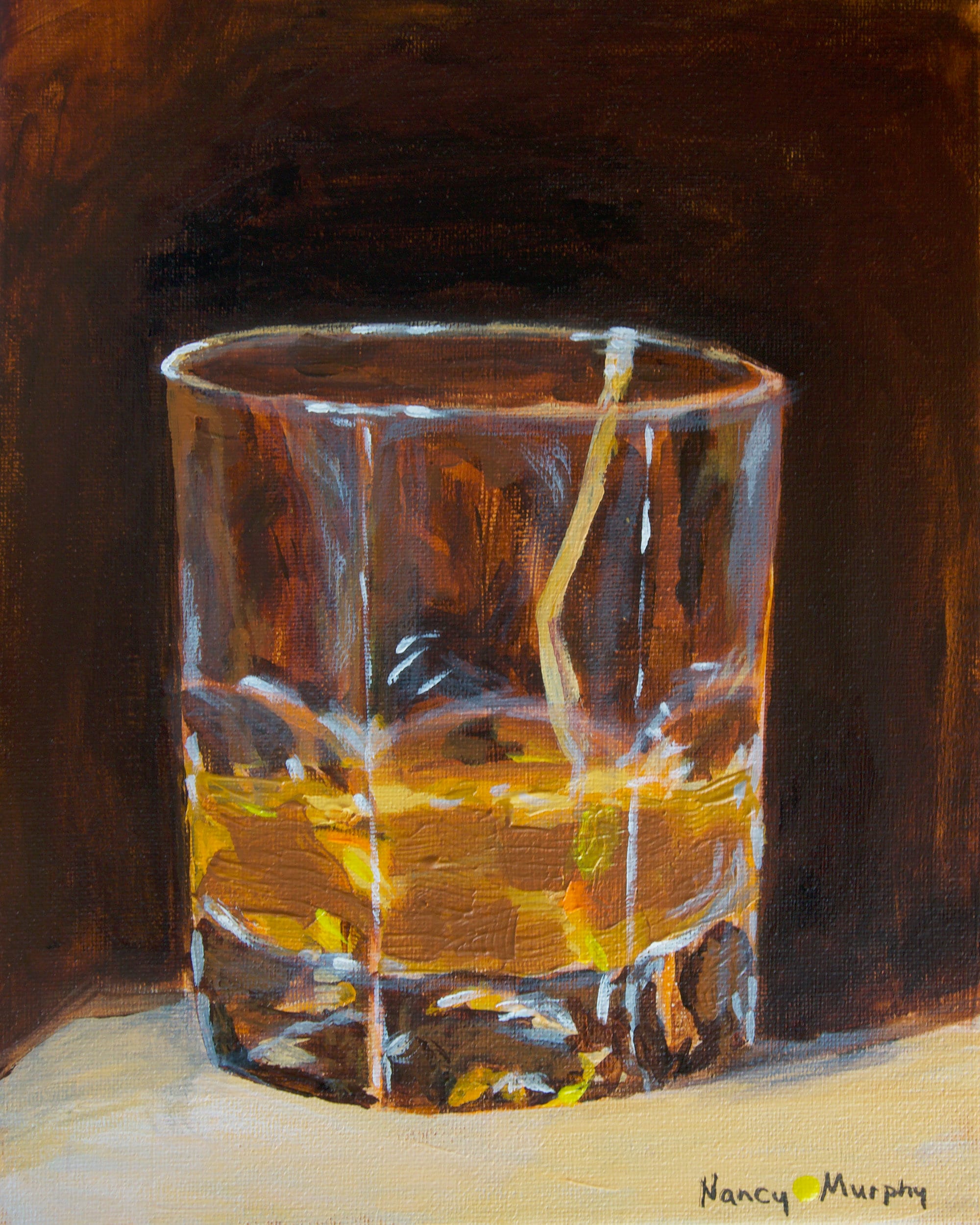 Whiskey on the Rocks Cocktails Bar Art Whiskey - Etsy