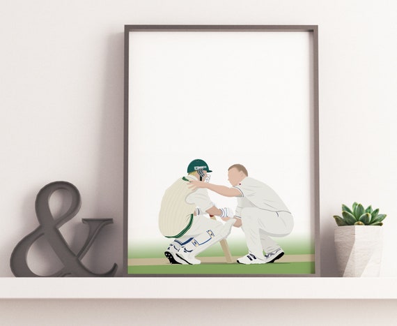 Andrew Flintoff and Brett Lee Poster 2005 Ashes Greatest | Etsy