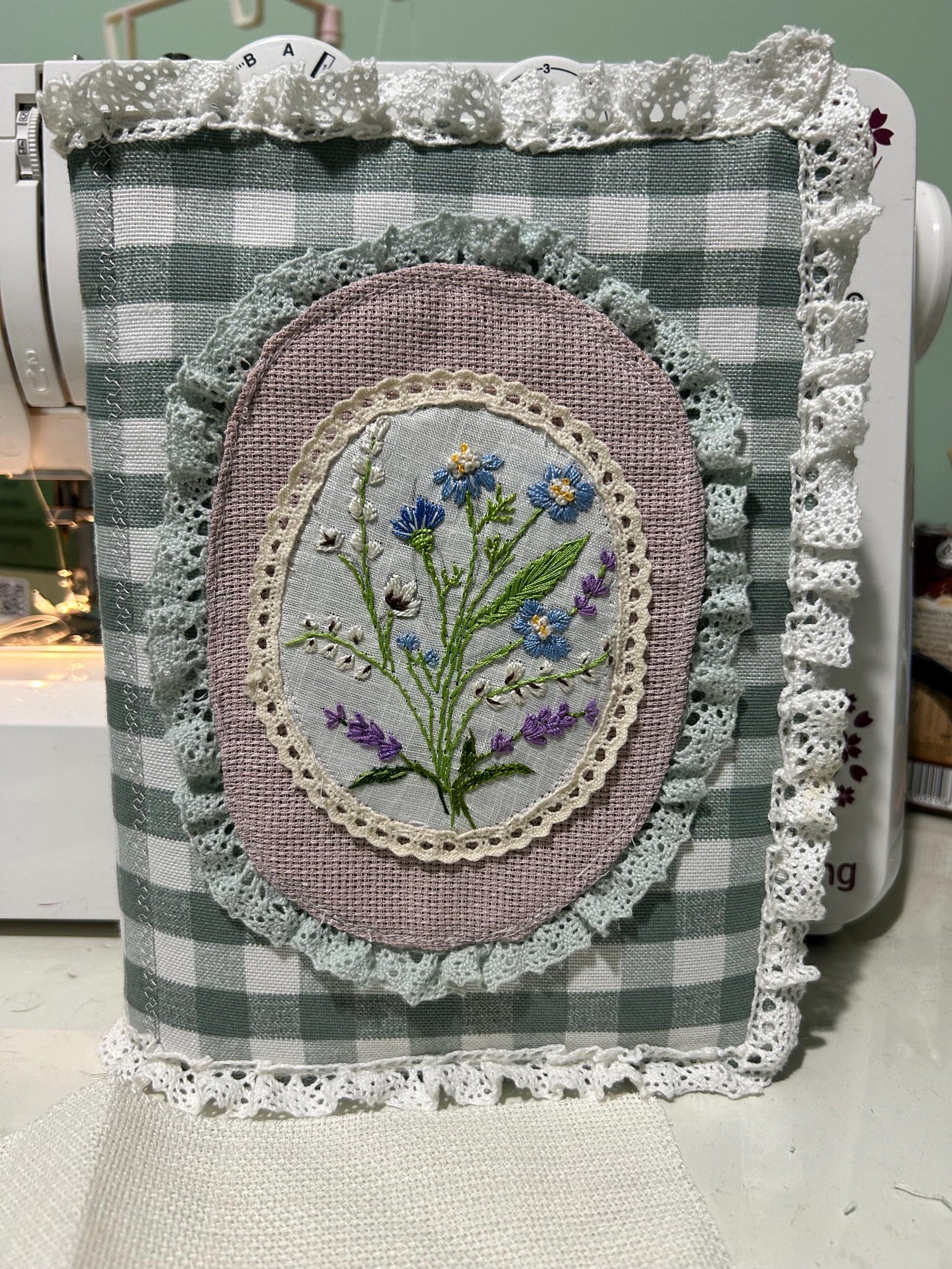 Vintage Style, Check Pattern. Fully Handmade Bible or Book Cover With ...