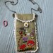 Hand Embroidered Mobile Phone Bag / Crossbody Bag - Etsy