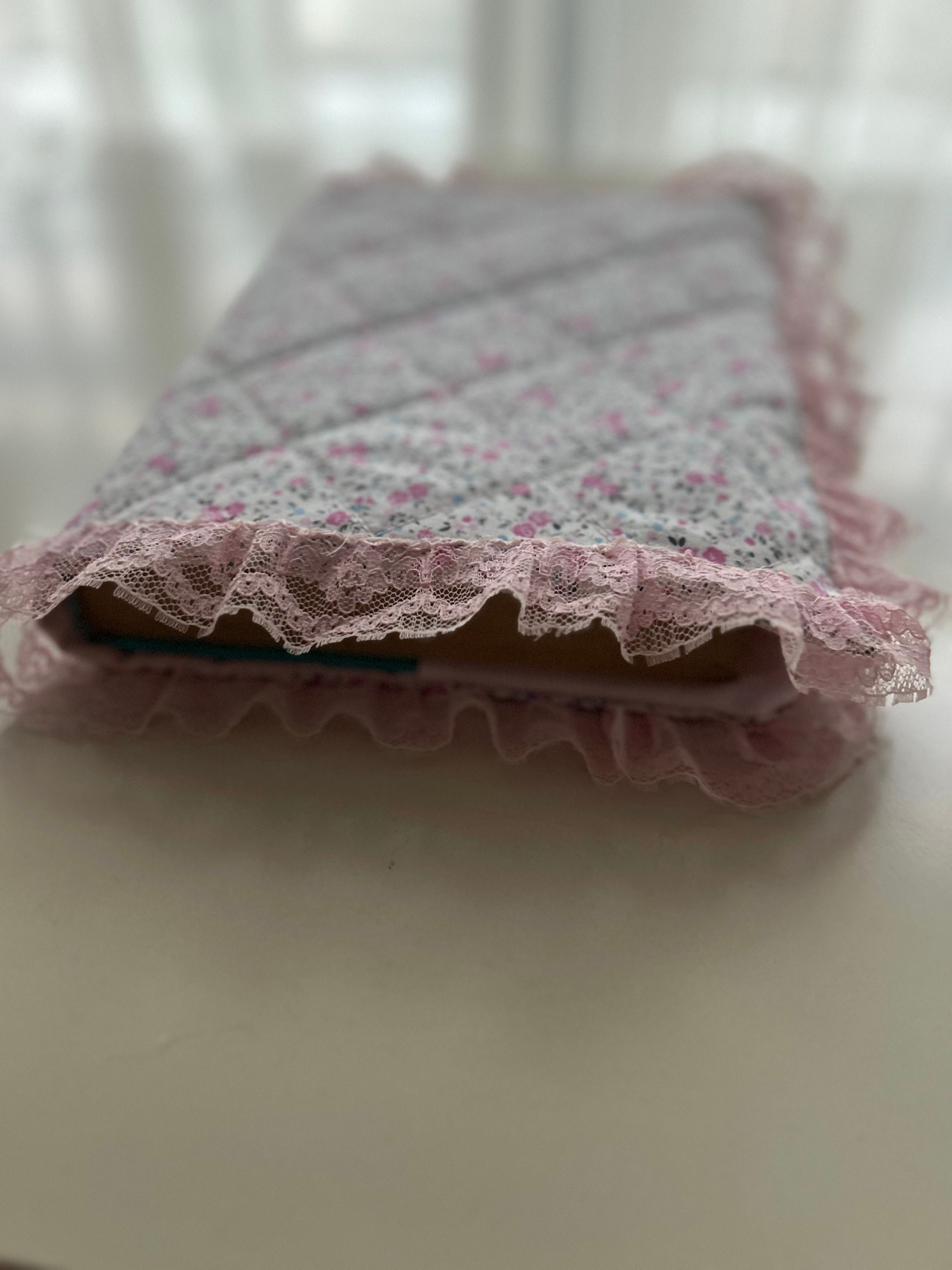 Lace Detailed Quilted Fabric Bible /book Cover - Etsy