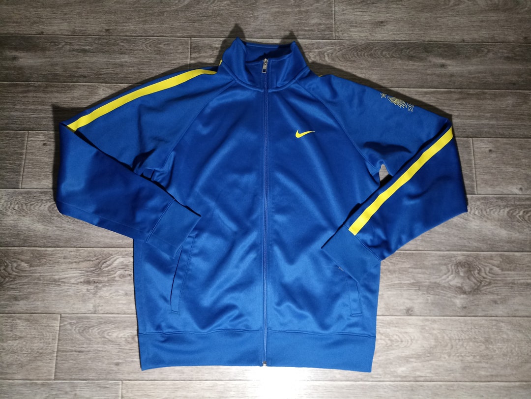 Manchester City FC Citizens MCFC England Nike Blue Yellow Men's Sports ...