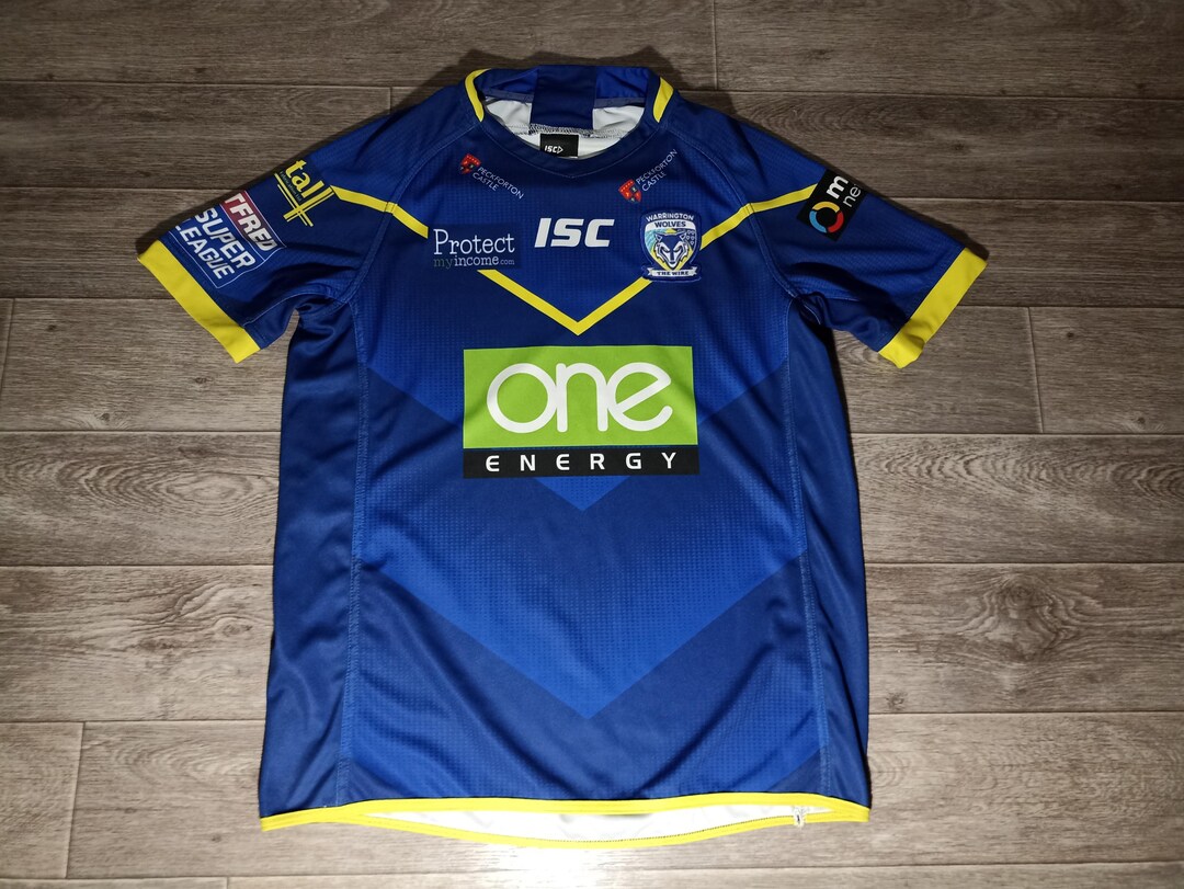 Warrington Wolves England Wire Rugby Team Isc 2018/19 Football Men's ...