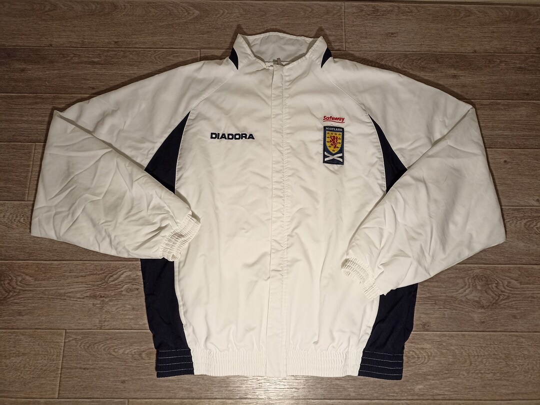 Vintage Scotland National Football Team Scottish Diadora 2003/05 White ...