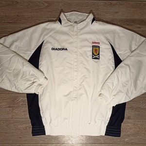 Vintage Scotland National Football Team Scottish Diadora 2003/05 White ...