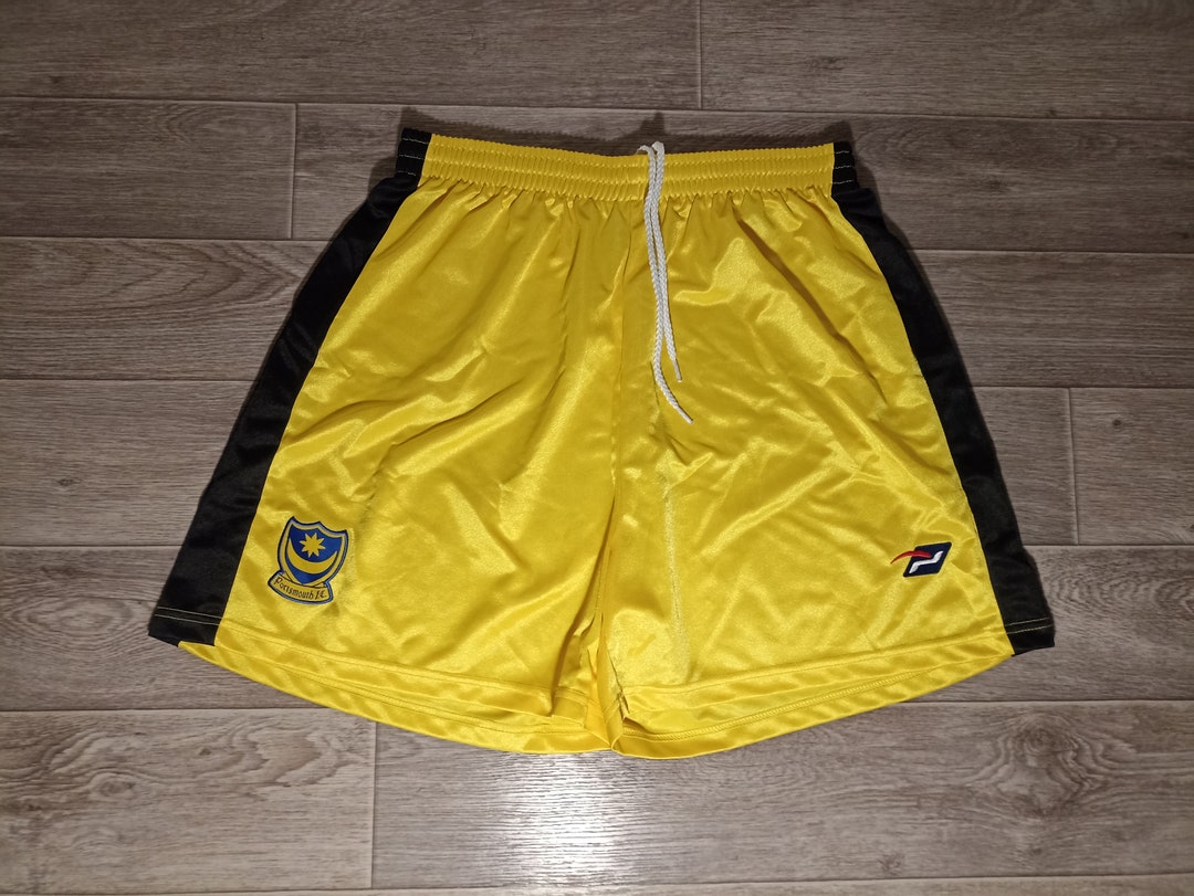 Vintage Portsmouth FC England Jako 2000s Yellow Black Goalkeeper ...