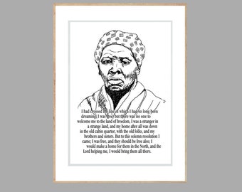 Harriet Tubman Wall Art - Etsy