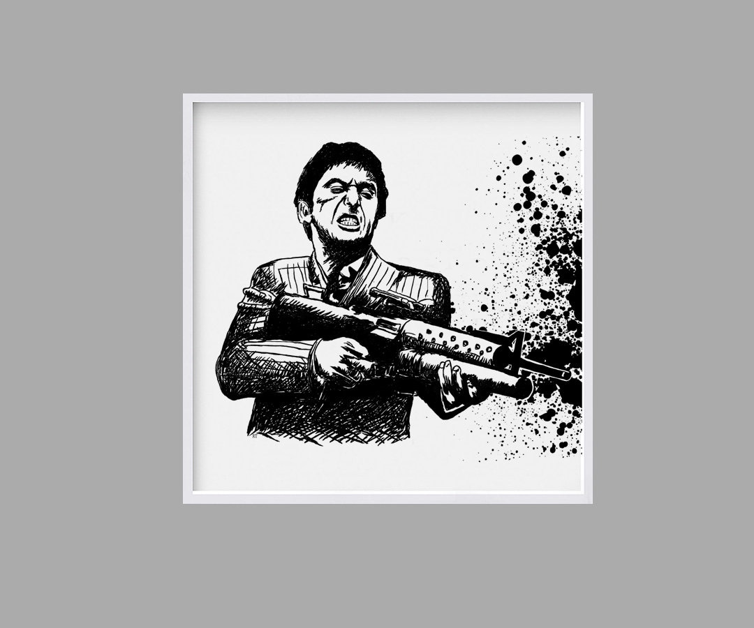Scarface | Al Pacino | Printable Art | Instant Download | Print ...