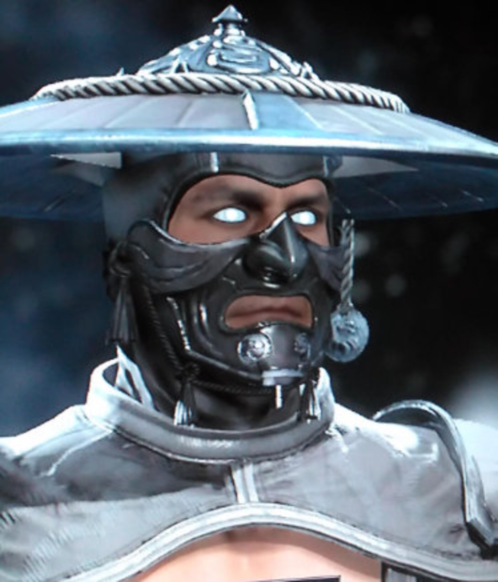 Raiden Samuari Mask Mortal Combat 3D Printed DIY Cosplay | Etsy