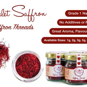 Scarlet Saffron, Finest Pure Premium All Red Spanish Saffron Threads ...