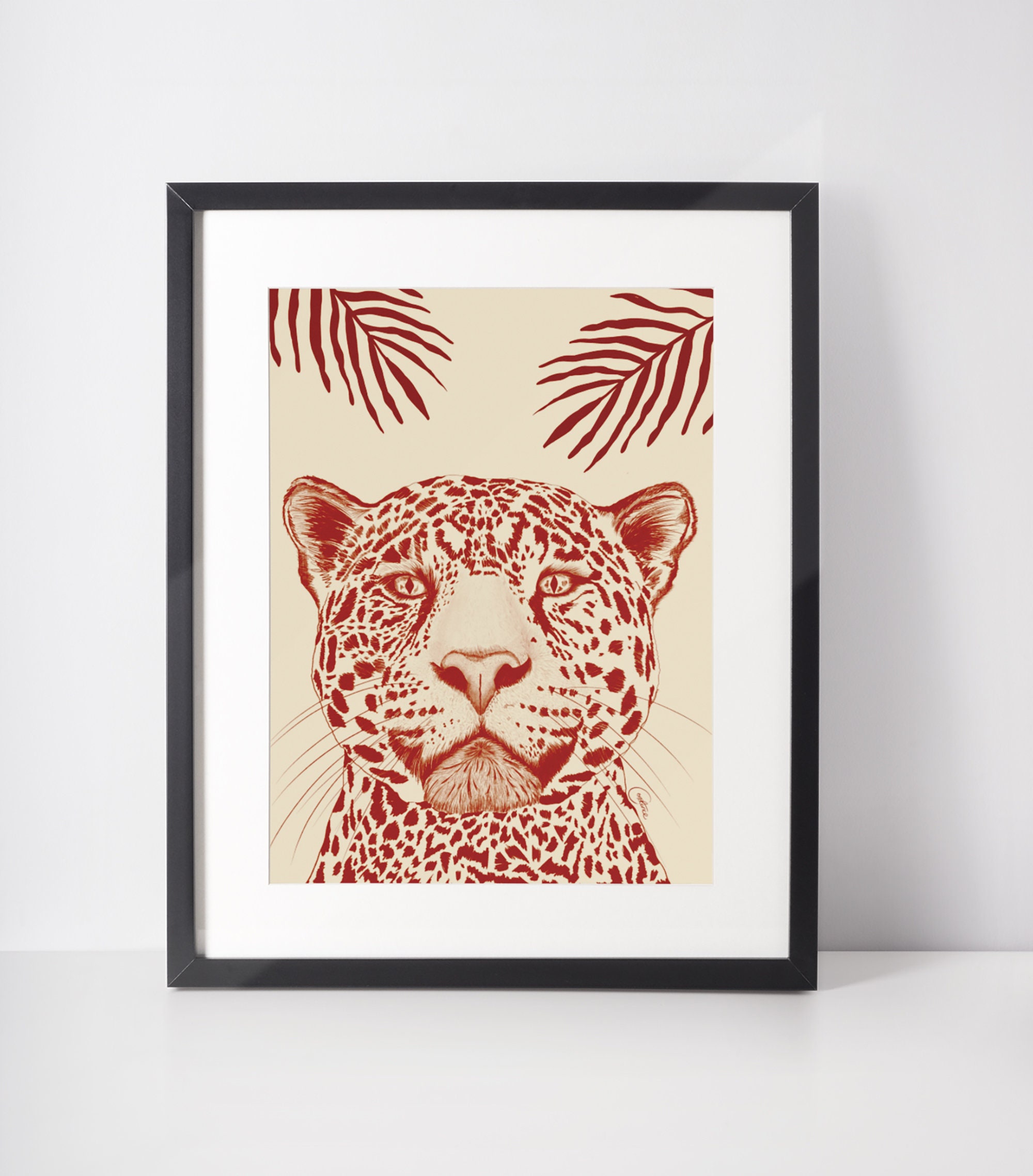Jinx the Jaguar Ii, Fine Line Print, Wildlife Portrait Print - Etsy