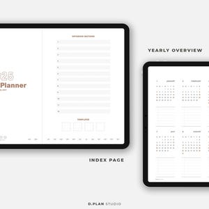 2025 Hyperlinked Digital Planner - V1 - Etsy