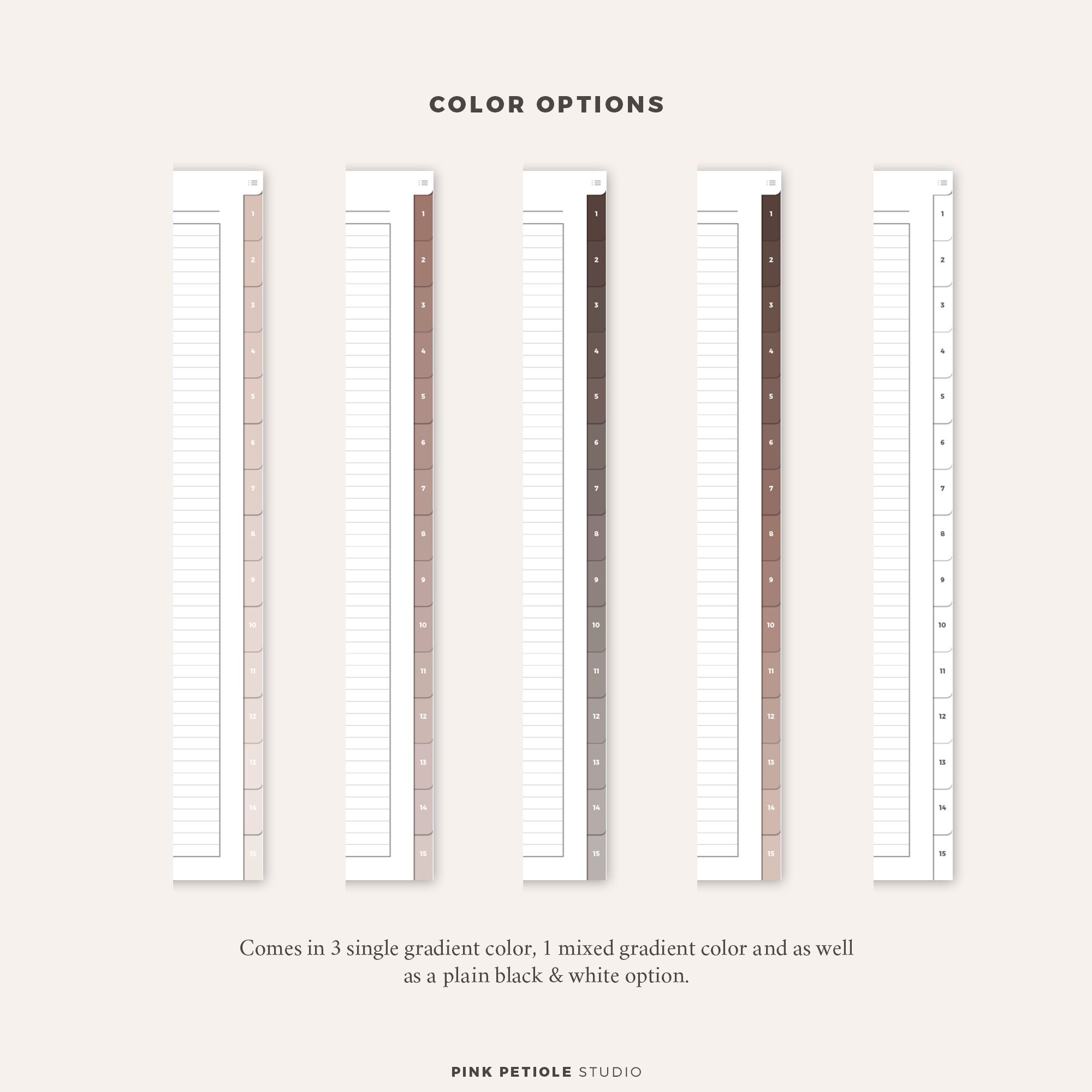 Digital Notebook 15 Hyperlinked/interactive Tabs - Etsy Canada