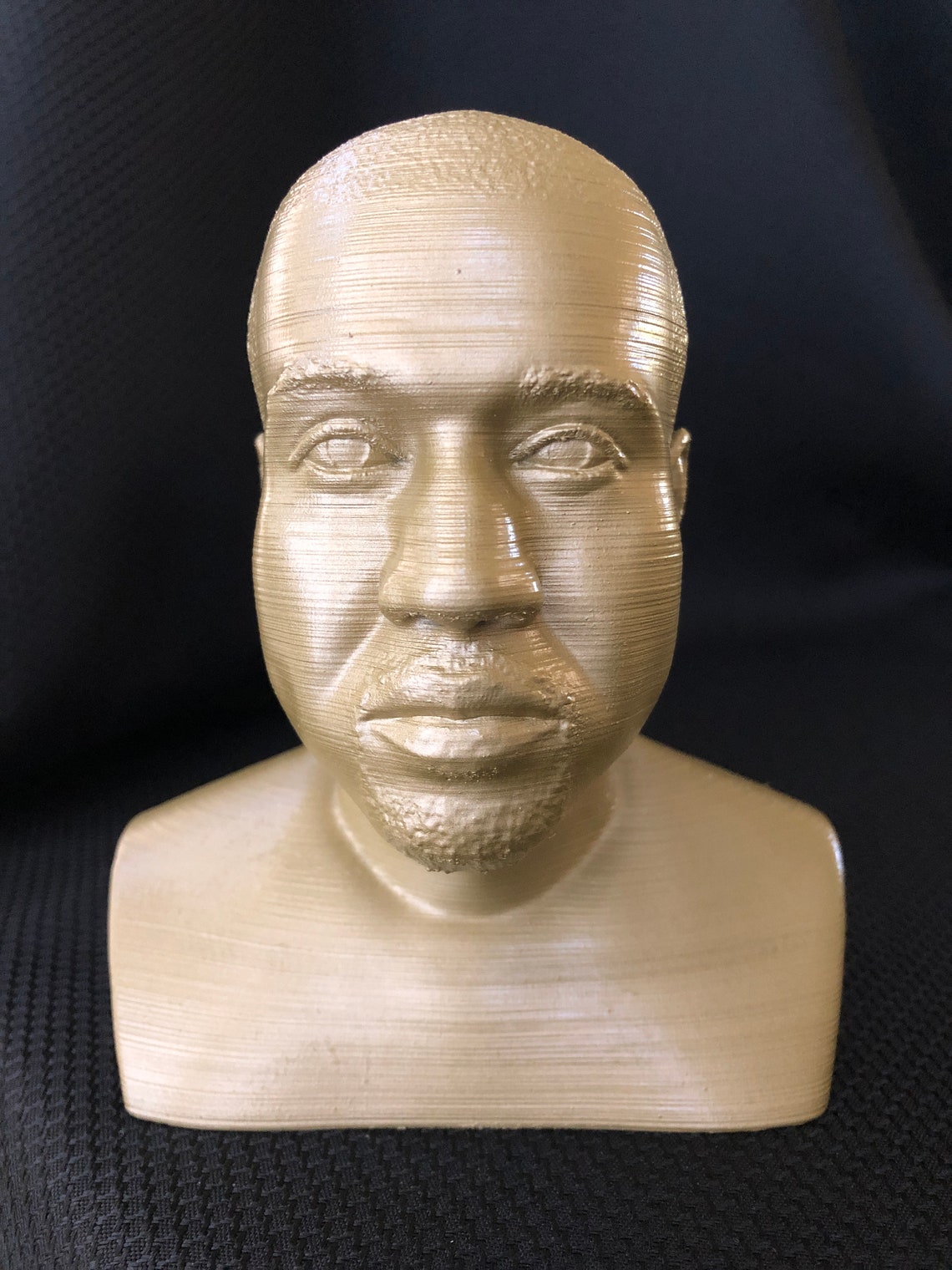 Kanye West Bust Sculpture 3D Printed PLA Hand Painted - Etsy