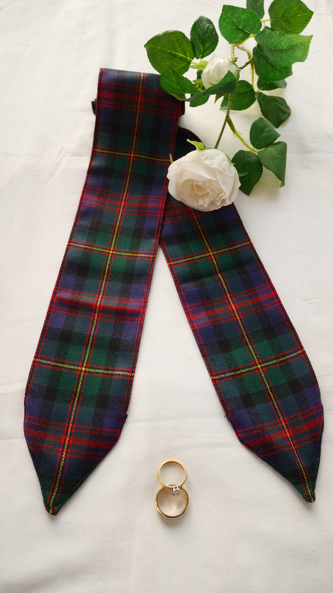 Tartan Handfasting Ribbon LOGAN MODERN - Etsy