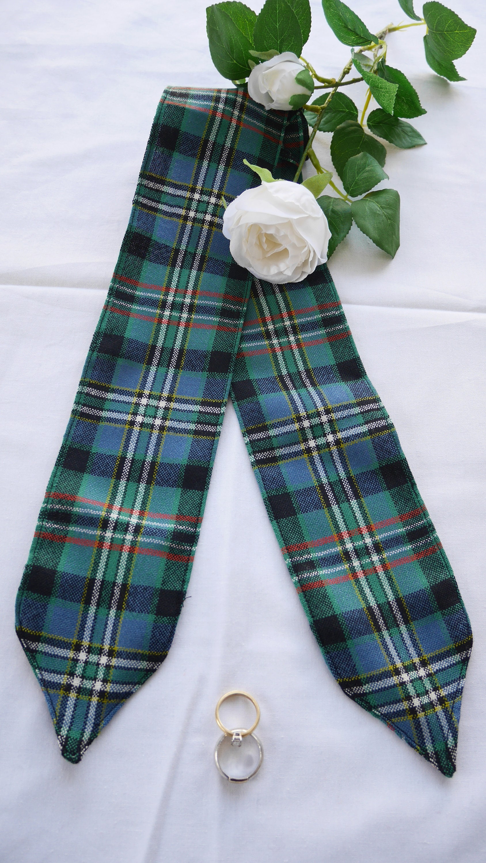 Tartan Handfasting Ribbon SCOTT GREEN ANCIENT - Etsy UK