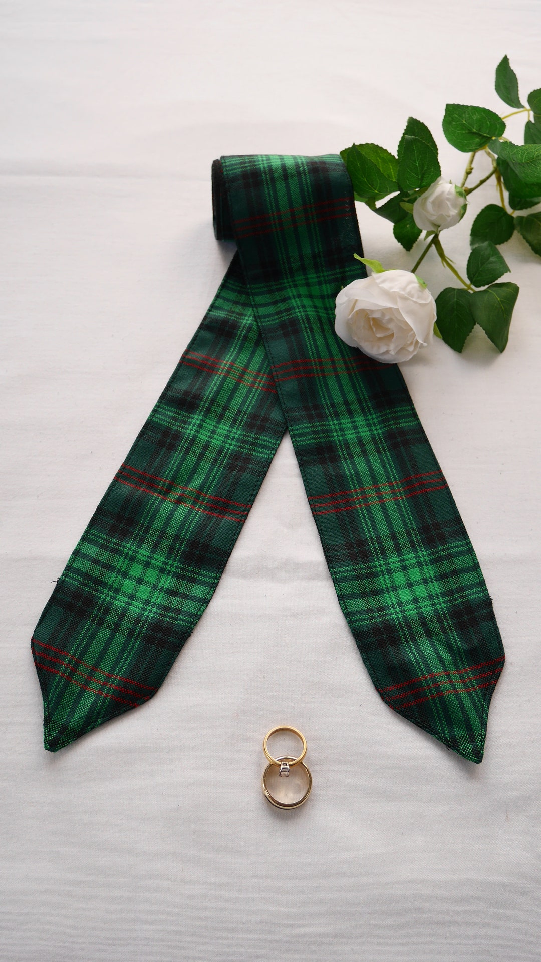 Tartan Handfasting Ribbon ROSS HUNTING MODERN - Etsy