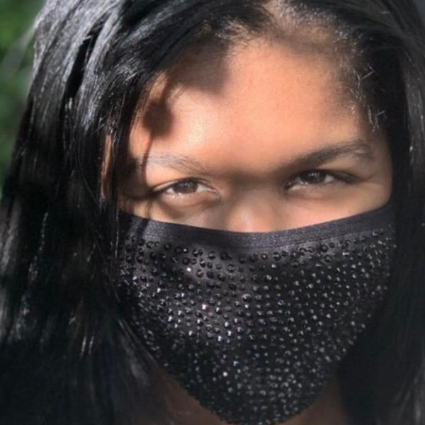 Bling Face Mask - Etsy