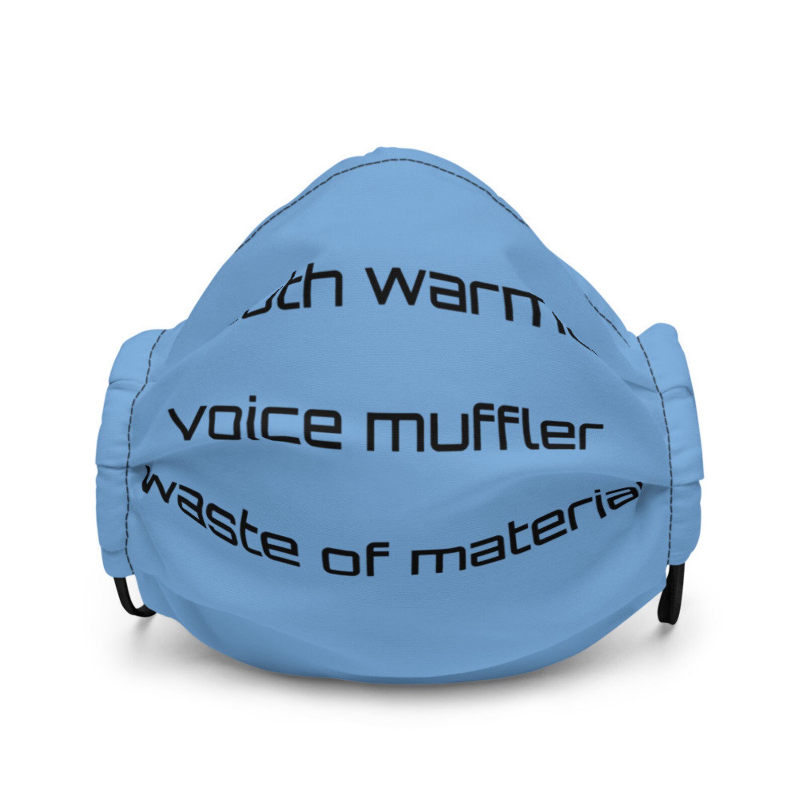 Mouth warmer voice muffler waste of material Premium face | Etsy